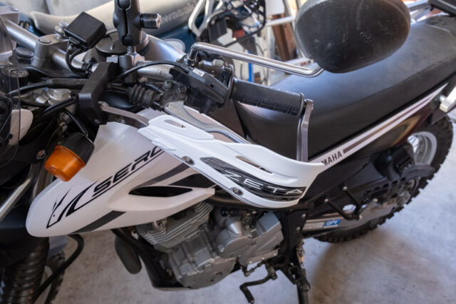 セロー250の純正ハンドルにフィットするハンドガード – TRIPOO!! 〜バイク･自転車･釣り日記〜