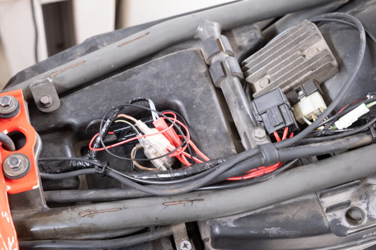 天涯にETC装着！ステーの製作、本体取付の不具合の手直しまで – TRIPOO!! 〜バイク･自転車･釣り日記〜