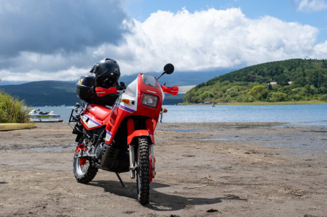 天涯2台とKLRが山中湖に集合！見た事のない光景がそこに！ – TRIPOO!! 〜バイク･自転車･釣り日記〜