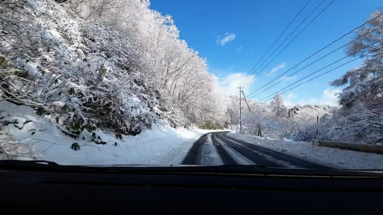 冬の東北ドライブ〜岩洞湖・三王岩・浄土ヶ浜 1日目 – TRIPOO!! 〜バイク･自転車･釣り日記〜